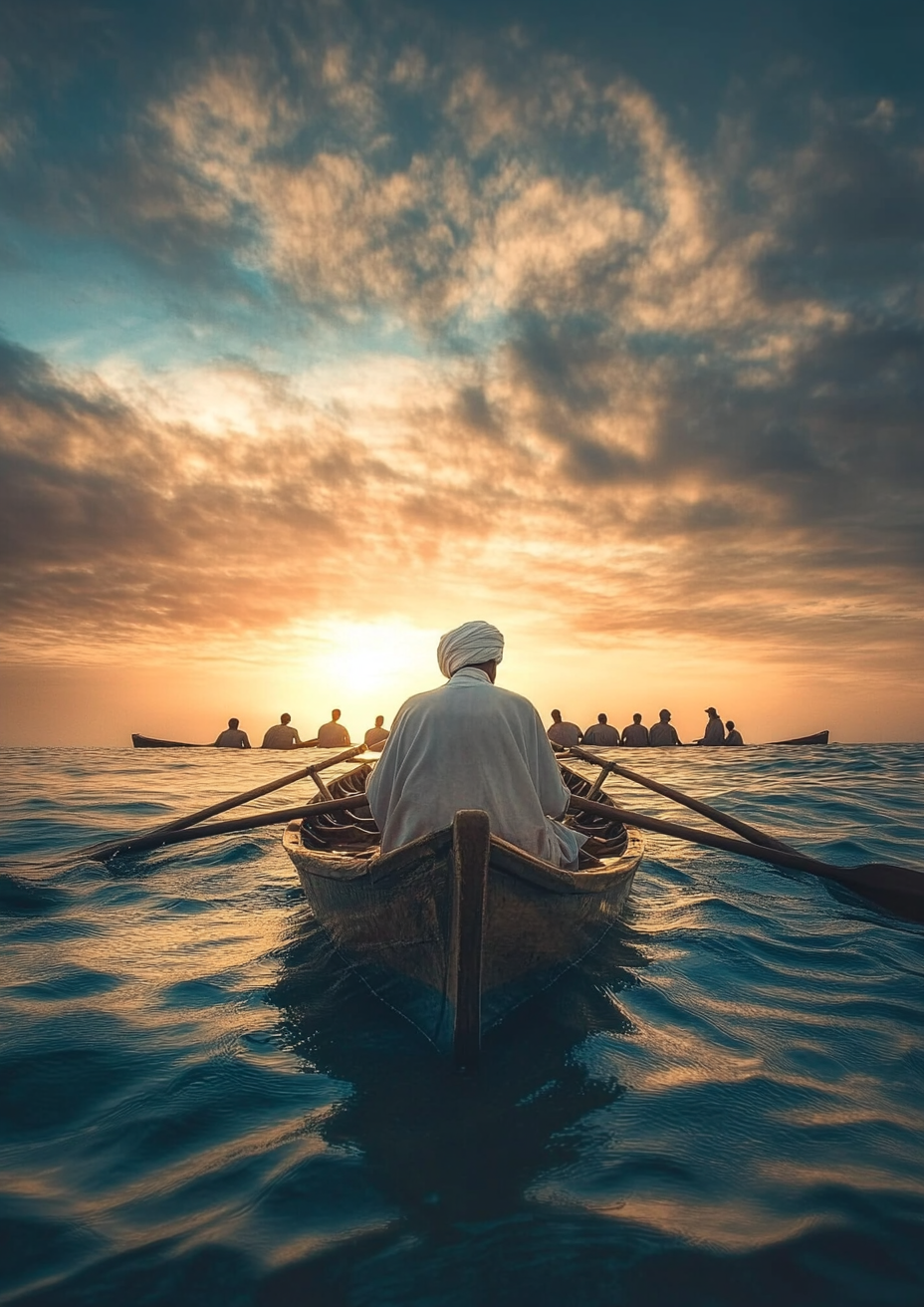Sea Man by Artist Group Ilaal – Tashkeel